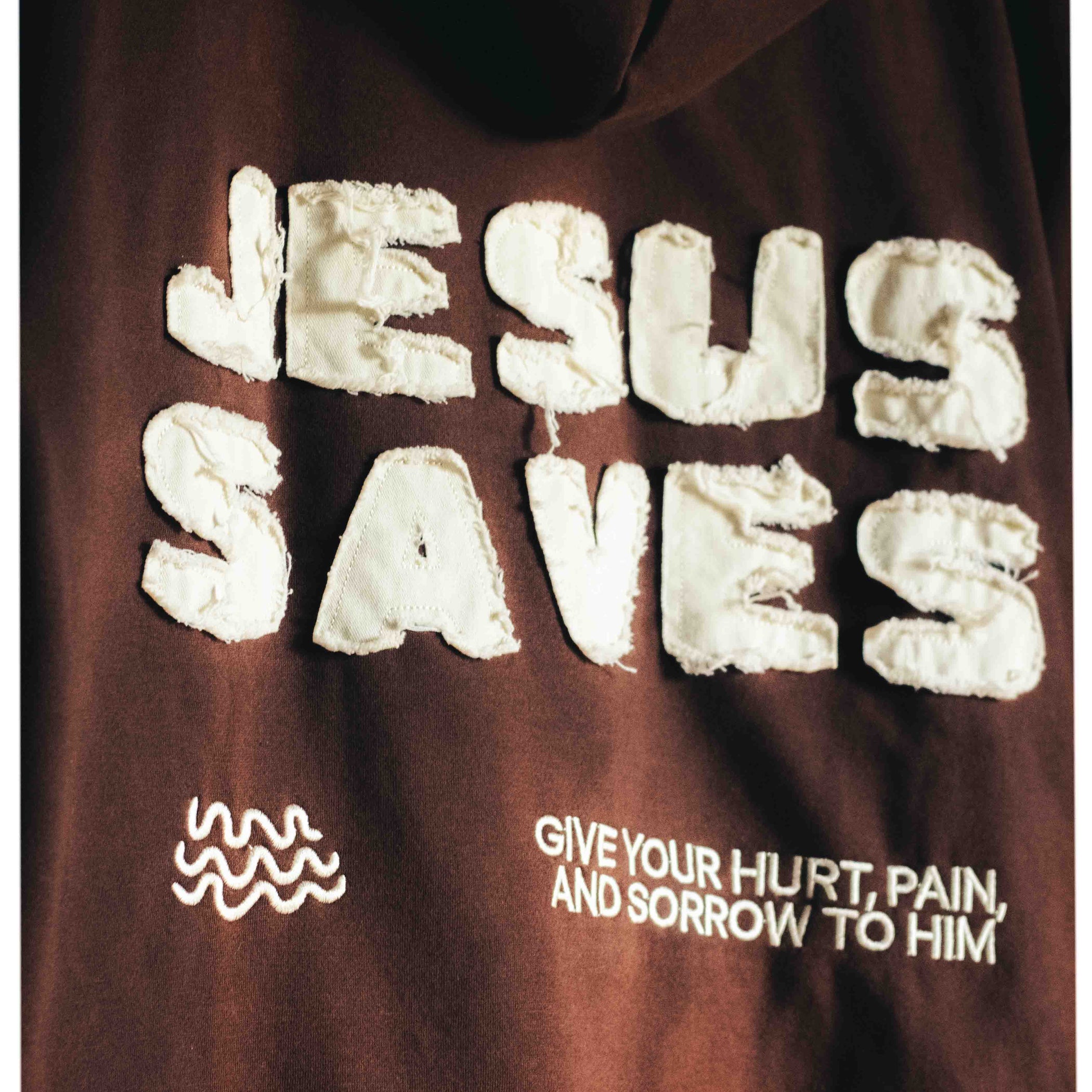 Jesus Saves Heavy Cut & Sew Hoodie – Forty-Six Ten Apparel Co.