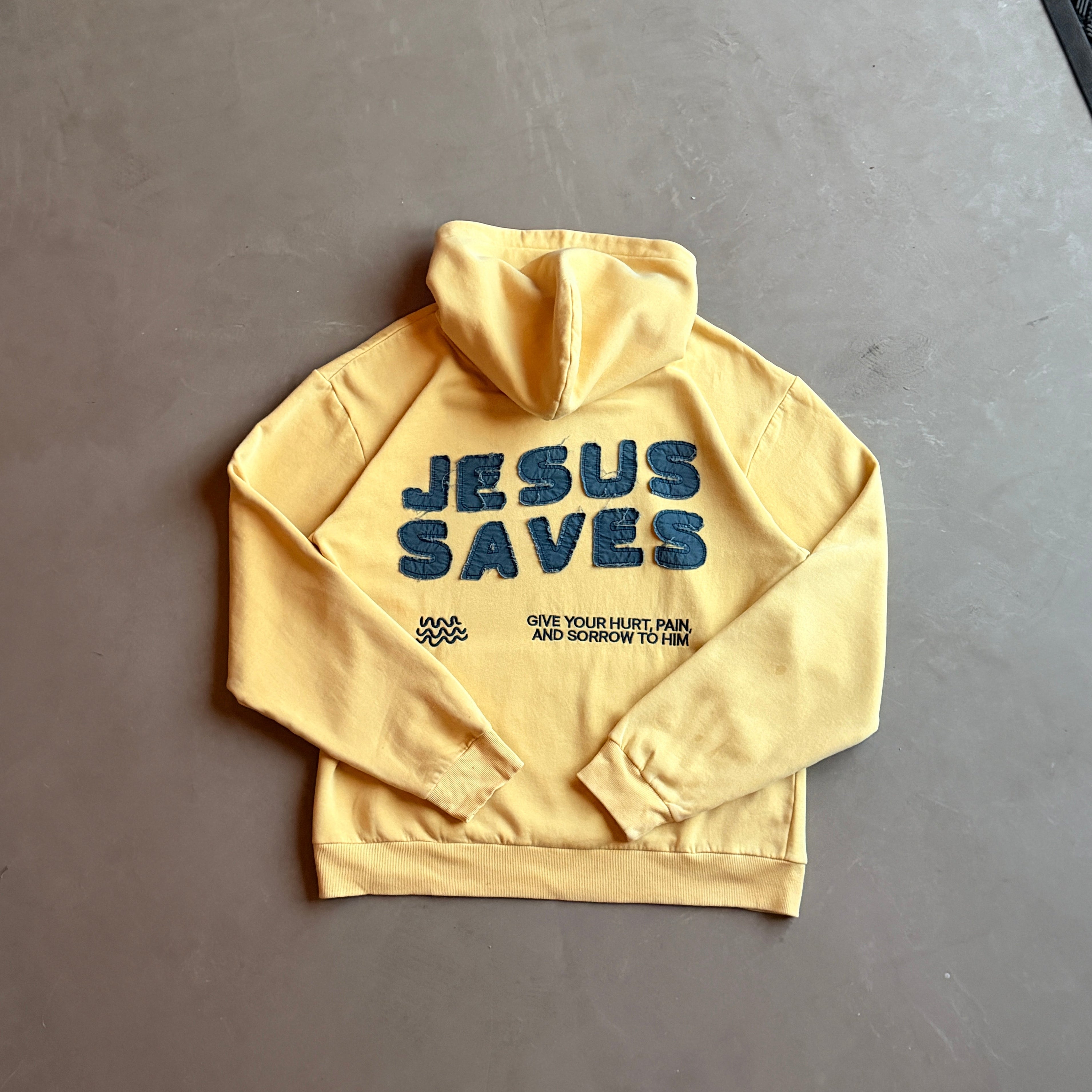 Jesus Saves Patchwork Hoodie – Forty-Six Ten Apparel Co.